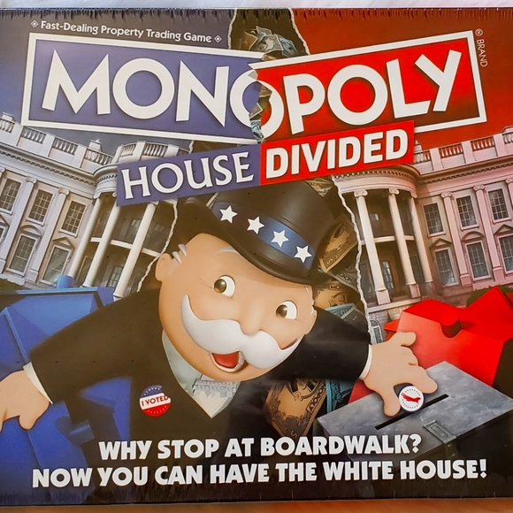 Hasbro | Games | Monopoly House Divided Monopoly | Poshmark